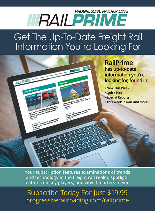 Rail Magazine Articles From Progressive Railroading | Issue: May 2021