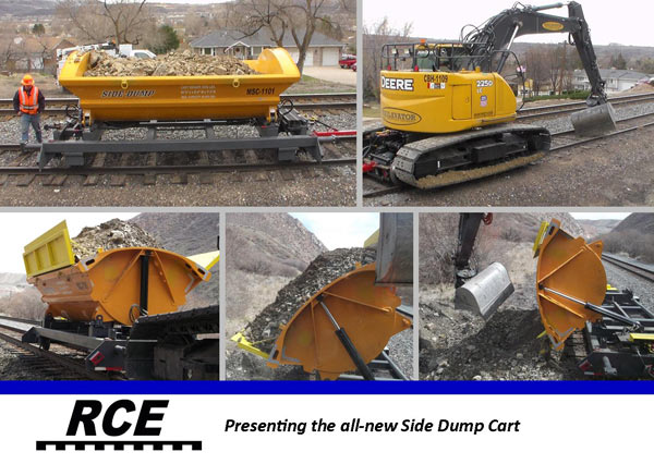 Presenting RCE's all-new Side Dump Cart - Railroad product highlight ...