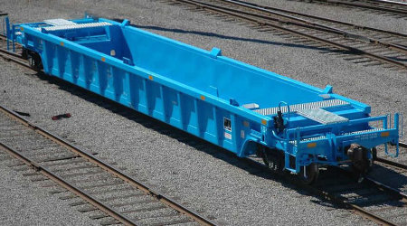 Rail Industry Component: National Steel Car Limited: 40-Foot Stand-Alone Well Car: Railroad ...