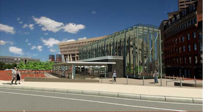 Rail News - MBTA unveils rehabbed Government Center Station. For ...
