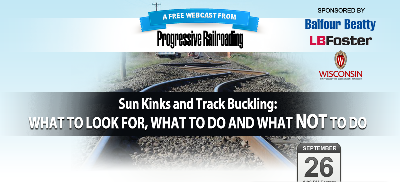 Sun Kinks and Track Buckling